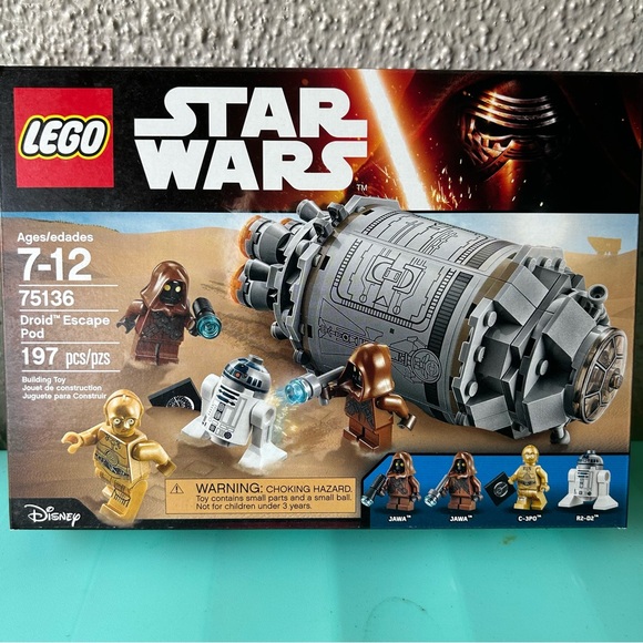 Lego | Toys | Lego Droid Escape Pod 7536 R2d2 C3po And 2 Jawas Included ...